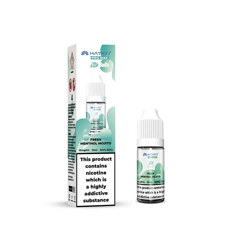 Hayati Pro Max Fresh Menthol Mojito Nic Salt E-Liquid 10ml | Unique ...
