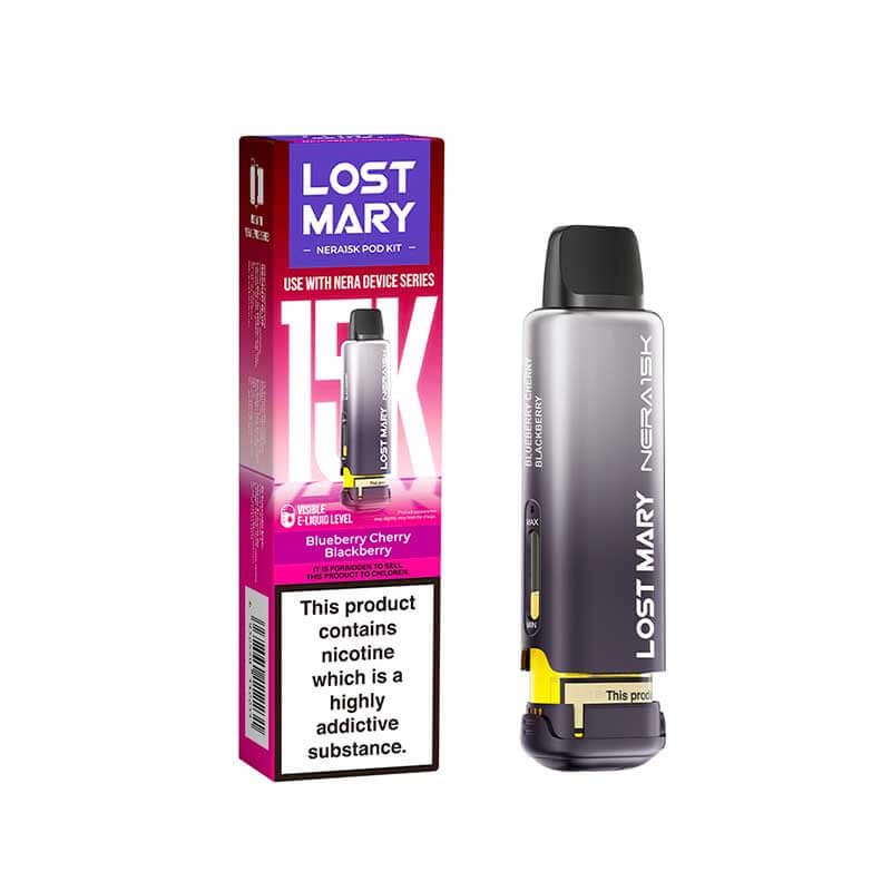 Lost Mary Nera15k Blueberry Cherry Blackberry Prefilled Vape Pods ...